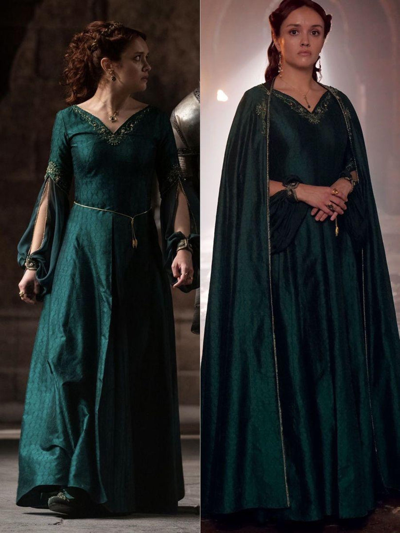 Alicent Hightower Cosplay Outfit – Fantasy Royal Dress, Custom Made (p ...