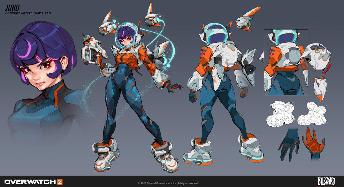 Juno from Overwatch cosplay outfit (pre-order) – GNG Cosplay